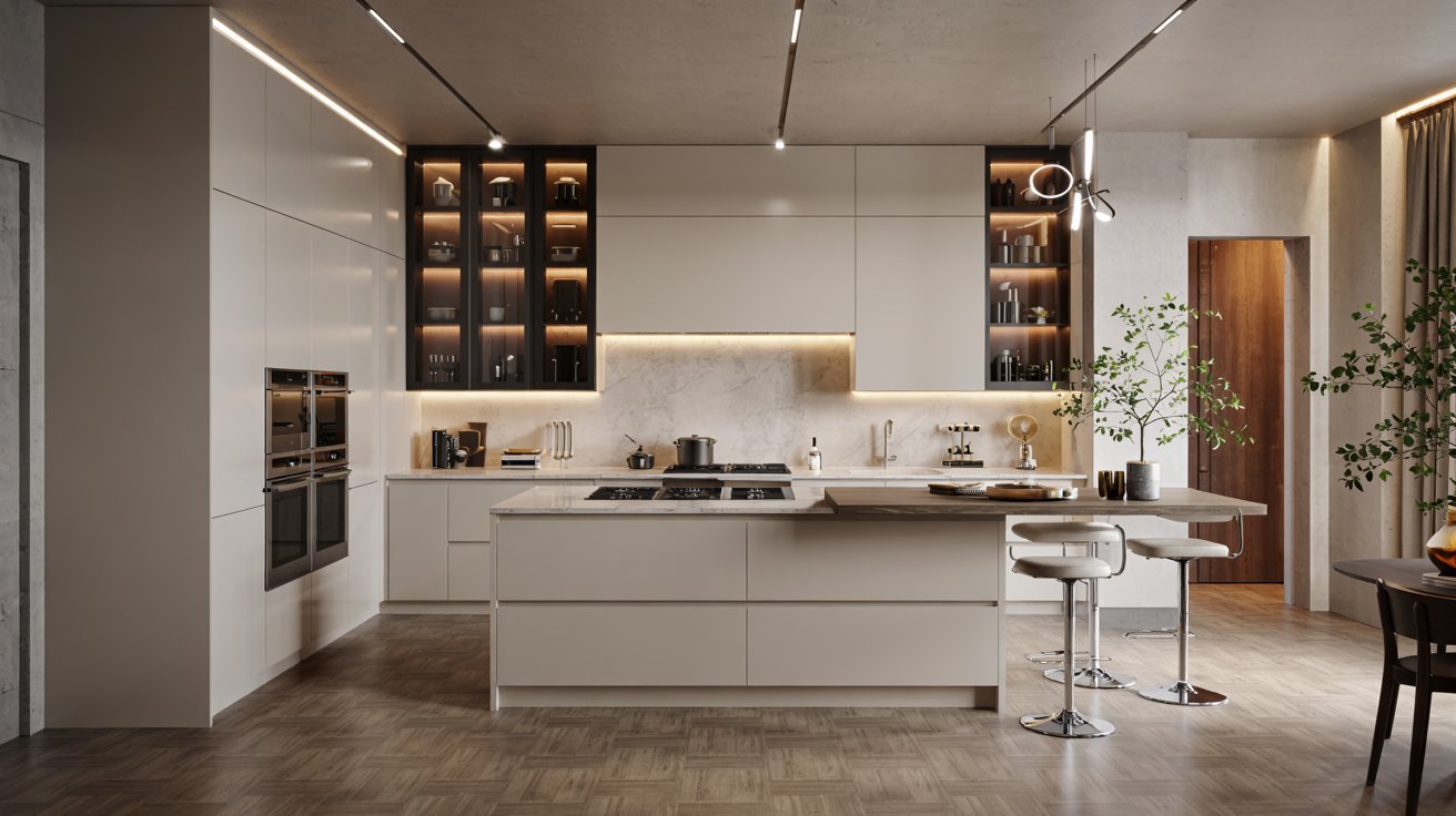 Kitchen Cabinets Color Combination: Stylish Ideas