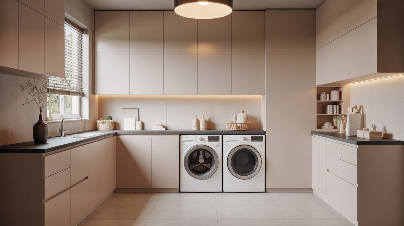 25 Stylish Laundry Room Cabinet Ideas for a Clutter-Free Space - Breathive