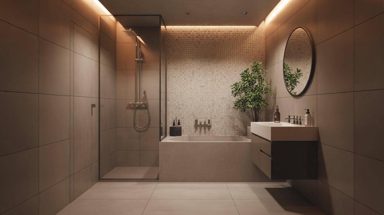 25 Creative Small Bathroom Ideas with a Tub - Breathive